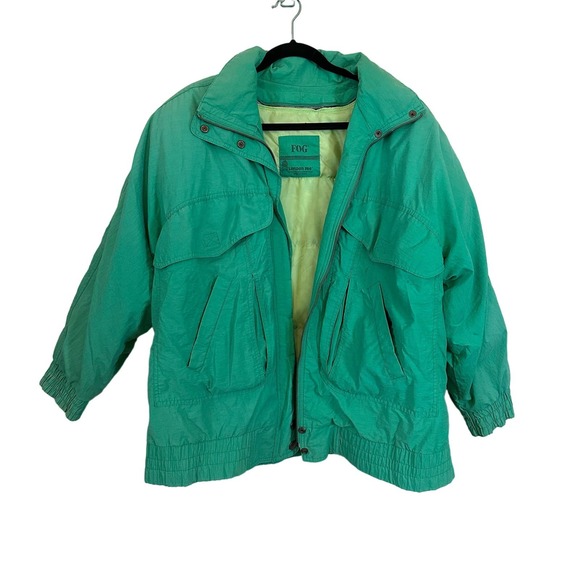 London Fog | Jackets & Coats | Vintage 8s London Fog Green Bomber Style ...